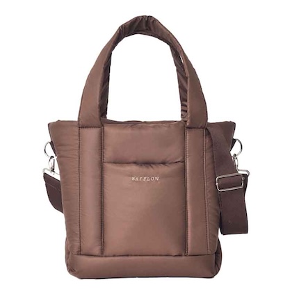 BAYFLOW 収納5ポケット キルティングバッグBOOK BROWN ＜ローソン・HMV限定＞ | 付録ネット [発売日カレンダー]