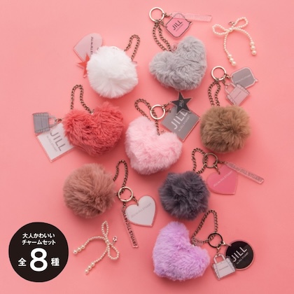 JILL by JILL STUART ふわもこファー＆ロゴチャームセット BOOK | 付録ネット [発売日カレンダー]